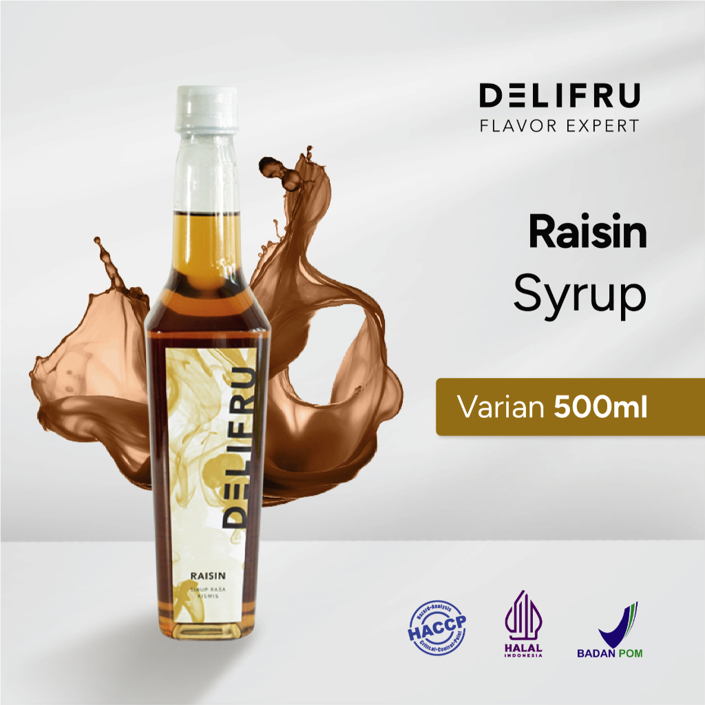 Jual Delifru Raisin Syrup 500 ml - Sirup Rum Raisin / Kismis | Shopee ...