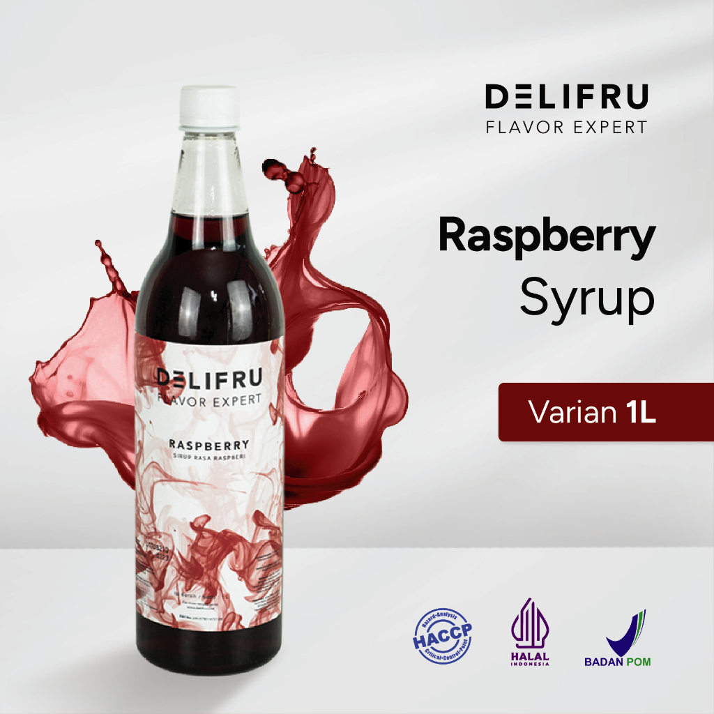 Jual Delifru Raspberry Syrup 1 Liter - Sirup Beri Frambos | Shopee ...