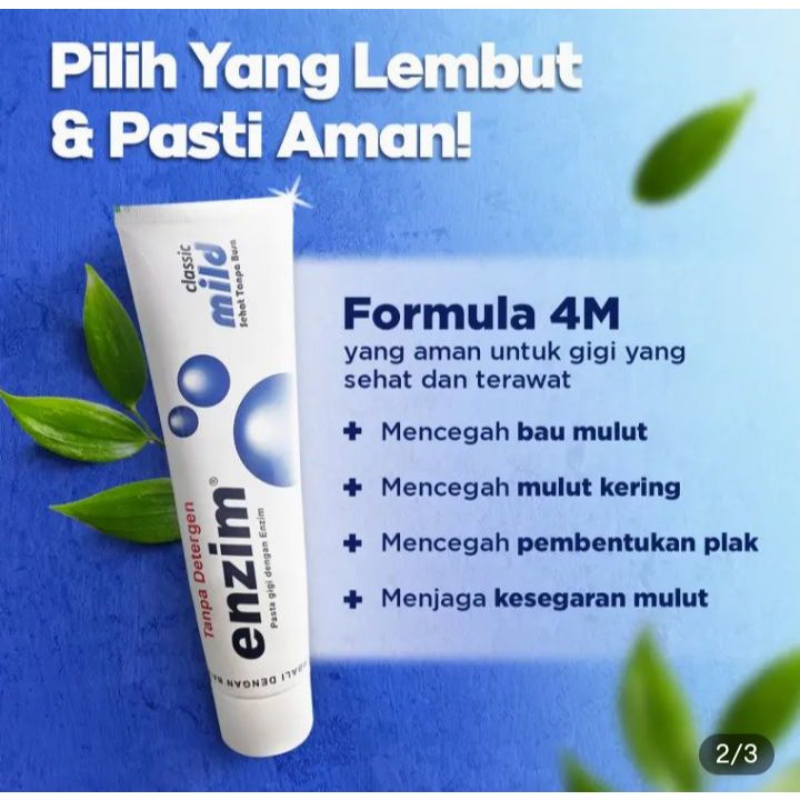 Jual Enzim Classic Mild 63g / 124g | Toothpaste | Pasta Gigi | Odol ...