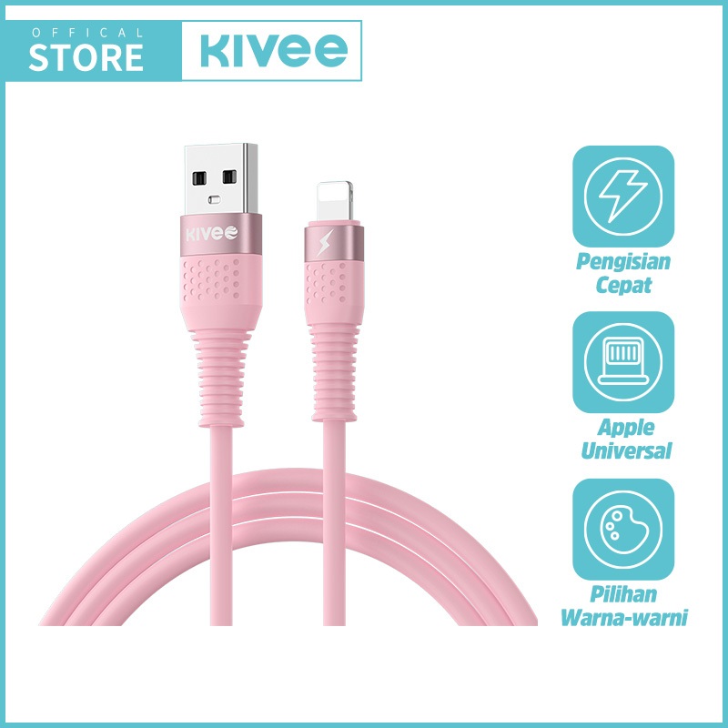 Jual KIVEE Kabel Data Type C Lightning Fast Charging For Samsung Xiaomi ...