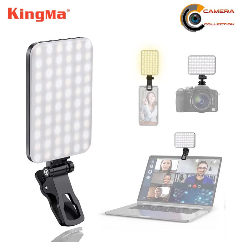 Jual Kingma KM-80AI Bi-Color Mini LED Fill Light Portable Selfie Light ...