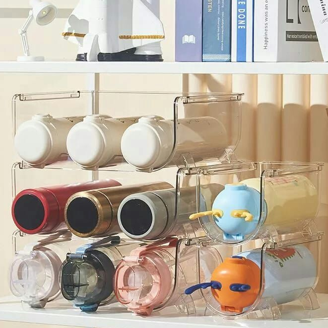 Jual Rak Botol Tumblr Bottle Organizer Storage Bottle Rak Botol Susun ...