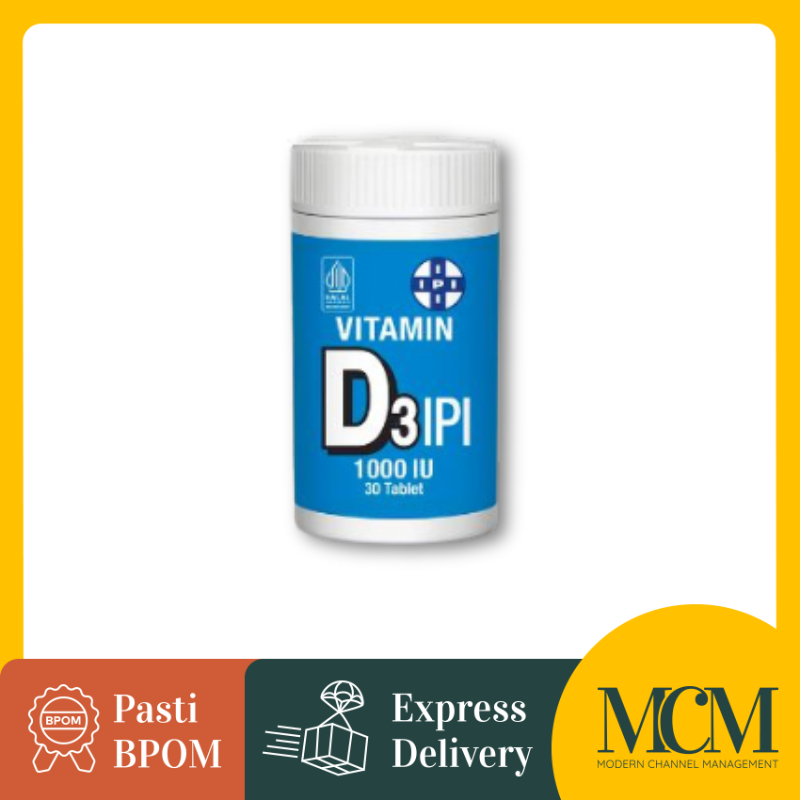 Jual IPI Vitamin D3 1000 IU - 30 Tablet | Shopee Indonesia