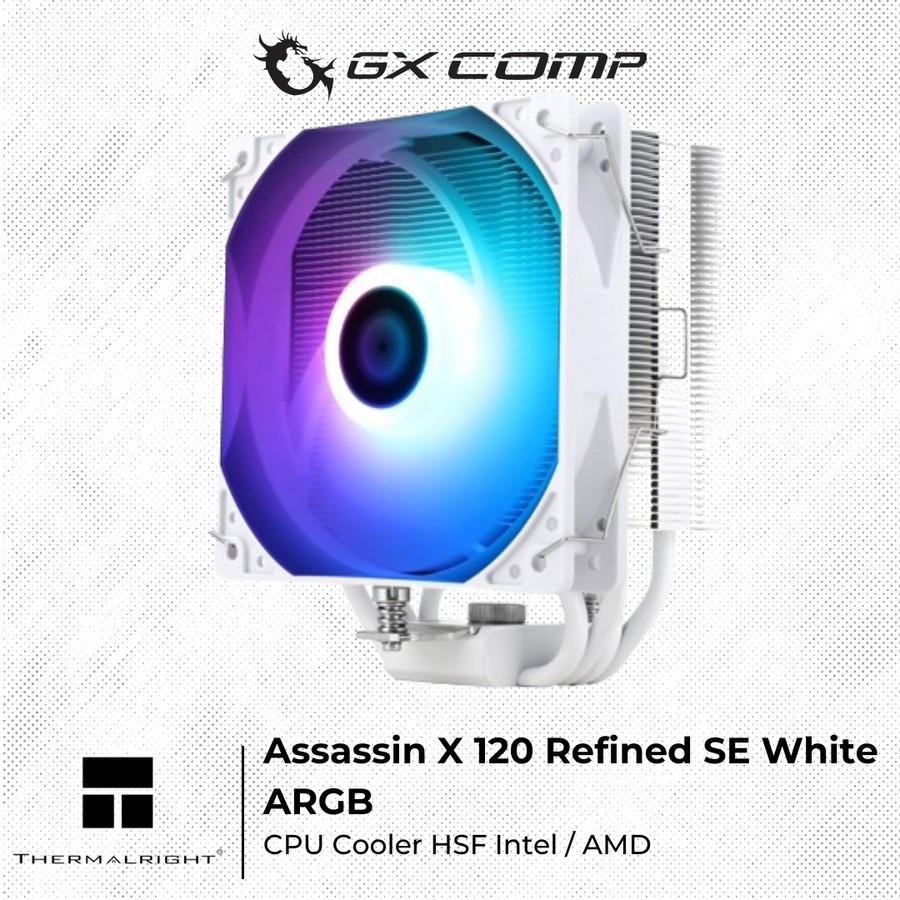 Jual THERMALRIGHT Assassin X 120 Refined SE White ARGB | CPU Cooler HSF ...