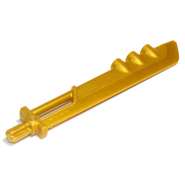 Jual Lego Pearl Gold Part 35633 Large Figure Weapon, Blade with 3 Bar ...