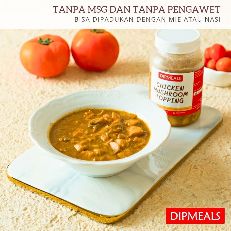 Jual DIPMEALS CHICKEN MUSHROOM TOPPING | Shopee Indonesia