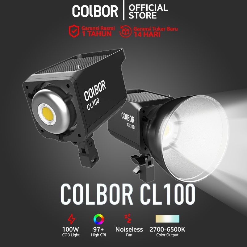 Jual Colbor CL100 V3 Lampu Studio Bi-Color 100W Fotografi Video Light ...