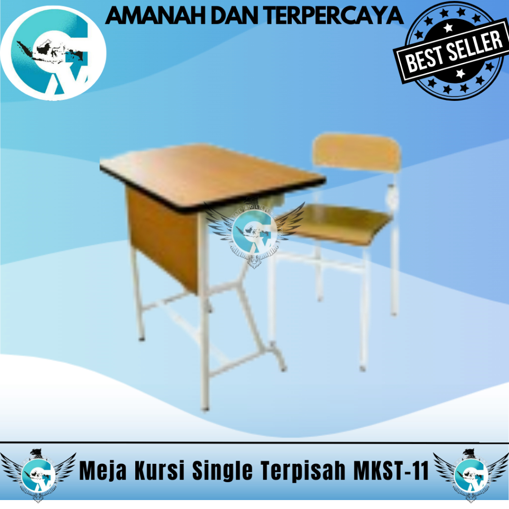 Jual RSO - Meja Kursi Single Terpisah MKST-11 Belajar dan Bekerja ...