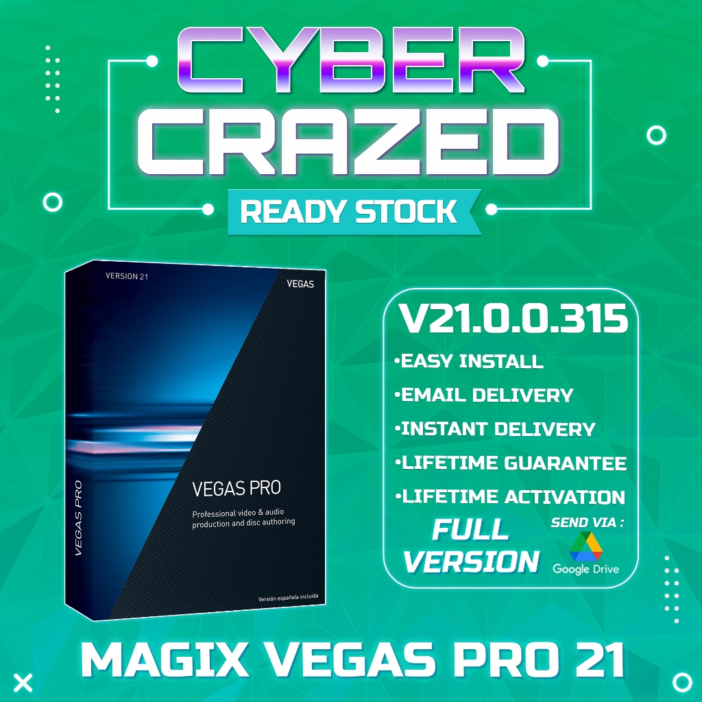 Jual Magix Vegas Pro 21 - Include Mocha Vegas & Magix Vegas Deep ...