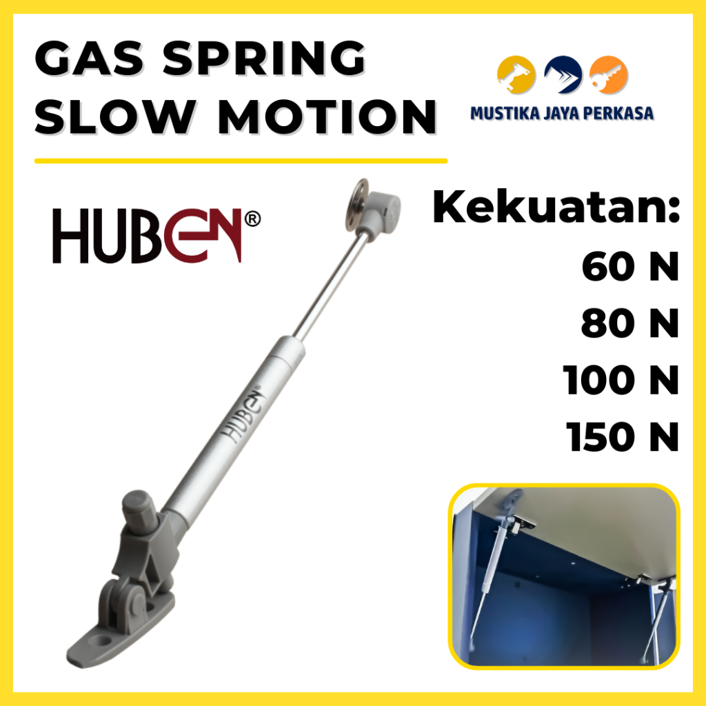 Jual Gas Spring Huben GSM Hidrolik Motor Pintu Slow Motion Pintu Laci ...