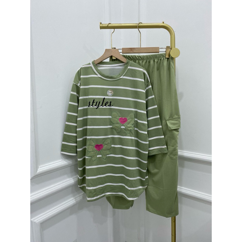 Jual STELAN KNIT SETCEL MURAH CARGO MOTIF JUMBO HALUS LEMBUT XXL KARET ...