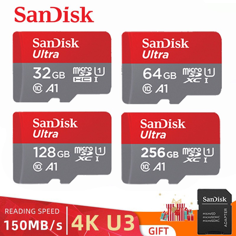 Jual SanDisk Ultra Micro SD UHS-I A1 16GB/32GB/64GB/128GB/256GB | Shopee Indonesia