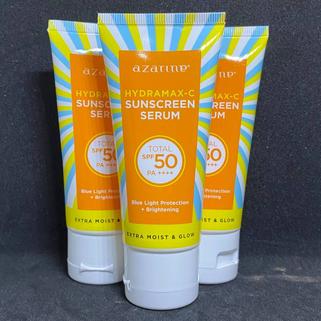Jual NEW Azarine Hydramax-C Sunscreen Serum SPF 50 PA++++ 40ml | Shopee Indonesia