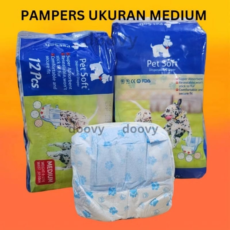 Jual PAMPERS HEWAN UKURAN MEDIUM PAMPERS KUCING M PAMPERS ANJING BETINA ...