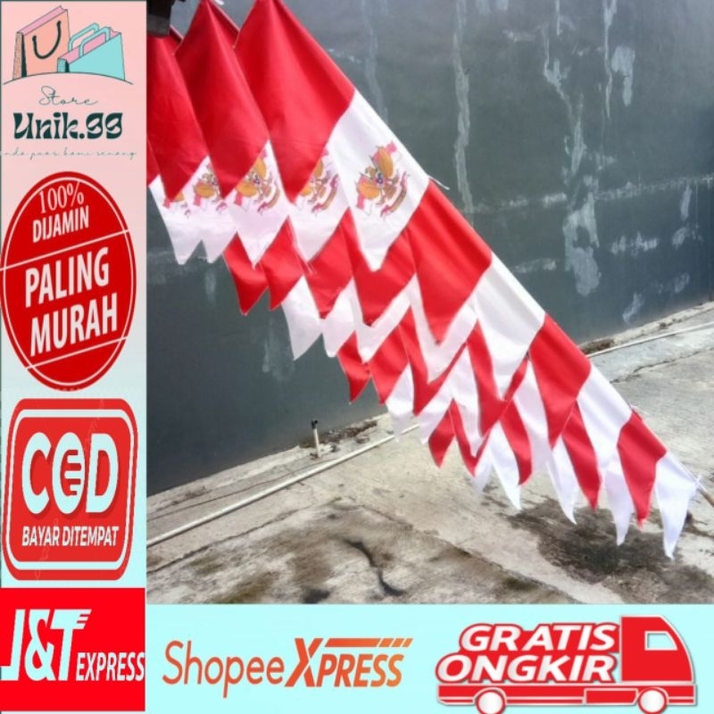 Jual Bendera Umbul Umbul Garuda Merah Putih UNIK.99 | Shopee Indonesia