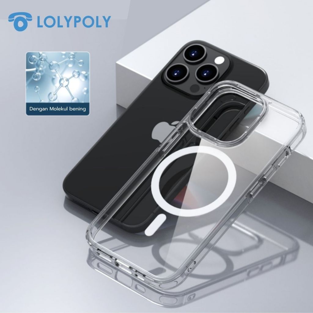 Jual LOLYPOLY Case Magsafe Clear Transparant For iPhone Series | Shopee ...