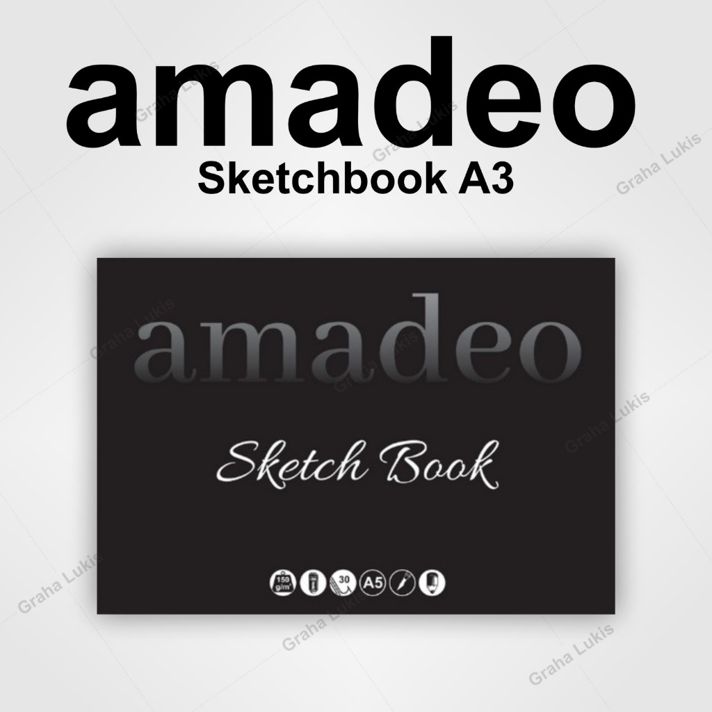 Jual Amadeo Sketchbook A3 / Sketch Book A3 | Shopee Indonesia