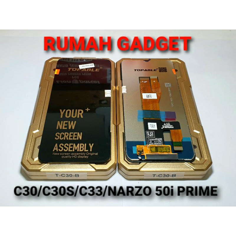 Jual LCD REALME C30/C30S/C33/NARZO 50i PRIME TOPABLE FULLSET ...