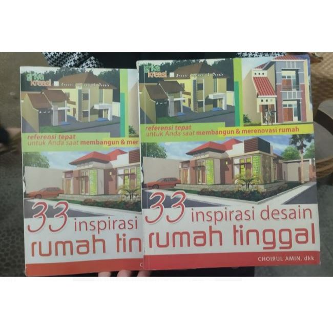 Jual Buku 33 Inspirasi Desain Rumah Tinggal, referensi tepat membangun ...