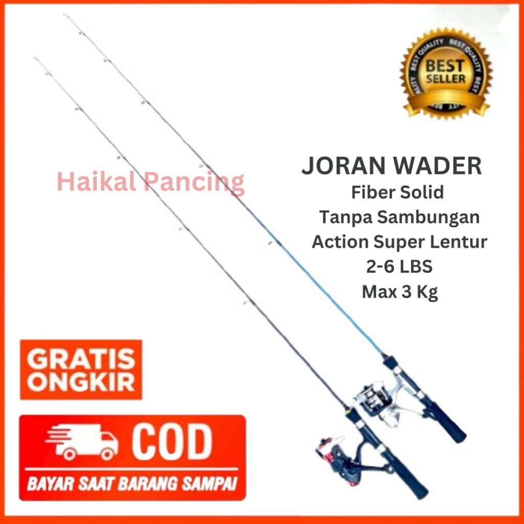 Jual Satu set Joran Ultralight Wader udang Ajiro Microfishing casting ...