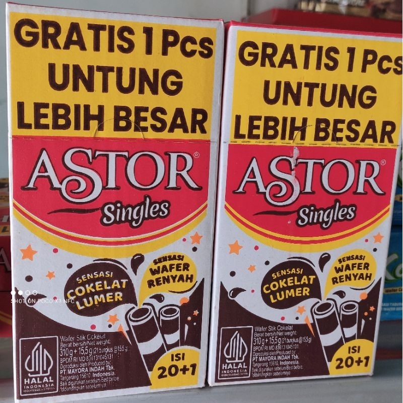Jual Astor Singles box 310+15,5gream isi 20+1pcs | Shopee Indonesia