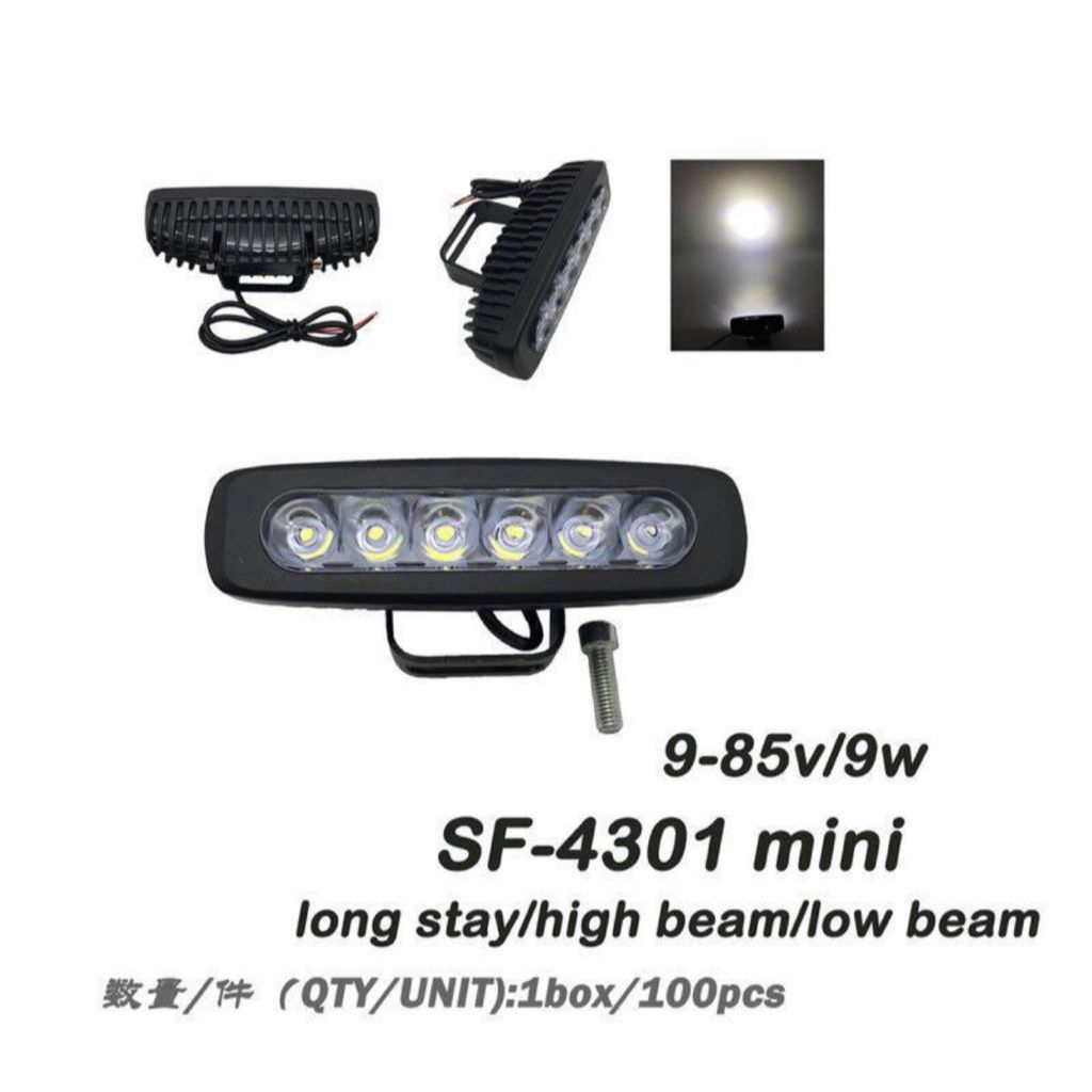 Jual Lampu sorot Tembak gepeng LED 6 Titik bulat Xcase Lampu mata X ...