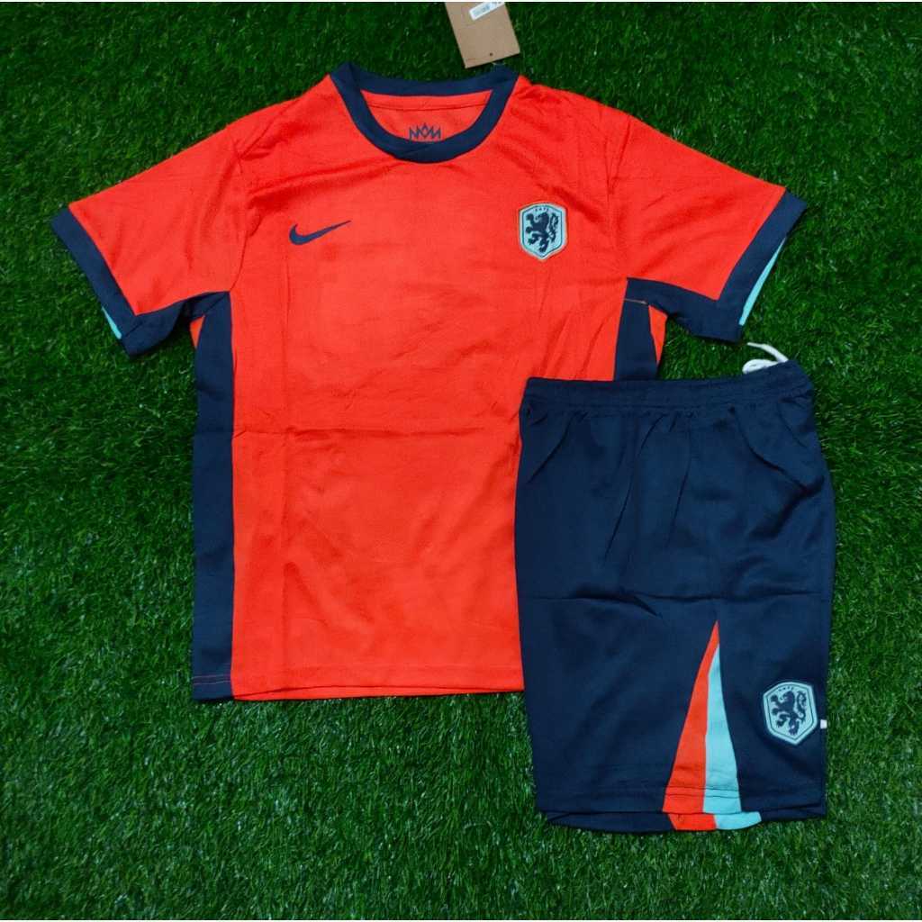 Jual JERSEY KIDS BELANDA HOME EURO 2024 GRADE ORI TOP QUALITY | Shopee ...