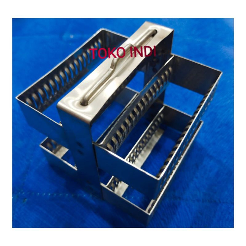 Jual Rak Pewarnaan/Staining Rack Stainless Steel 32 Slide | Shopee ...