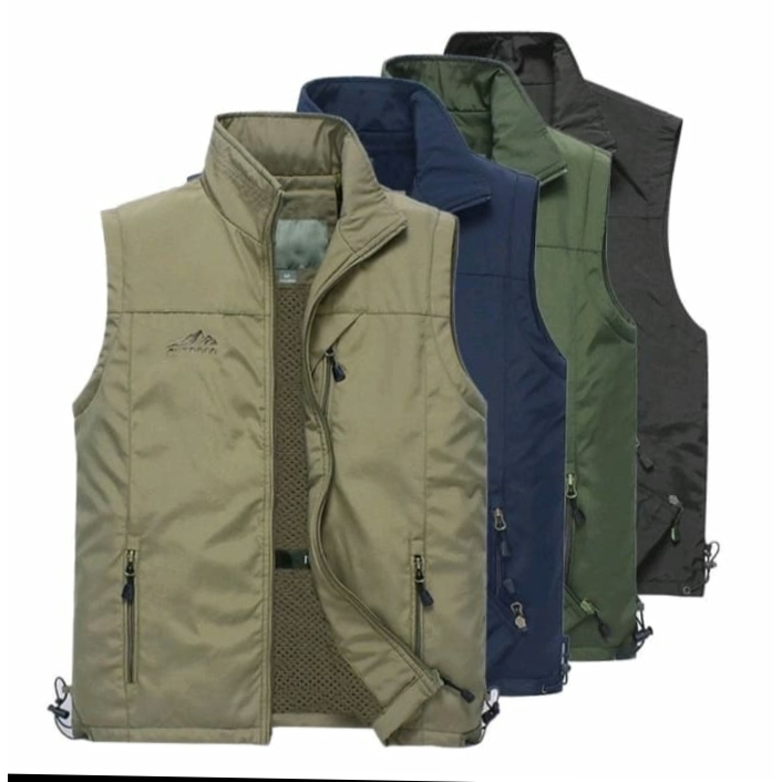 Jual Rompi Vest Rompi Hiking Mountain Rompi Pria Wanita Bahan Taslan WP ...