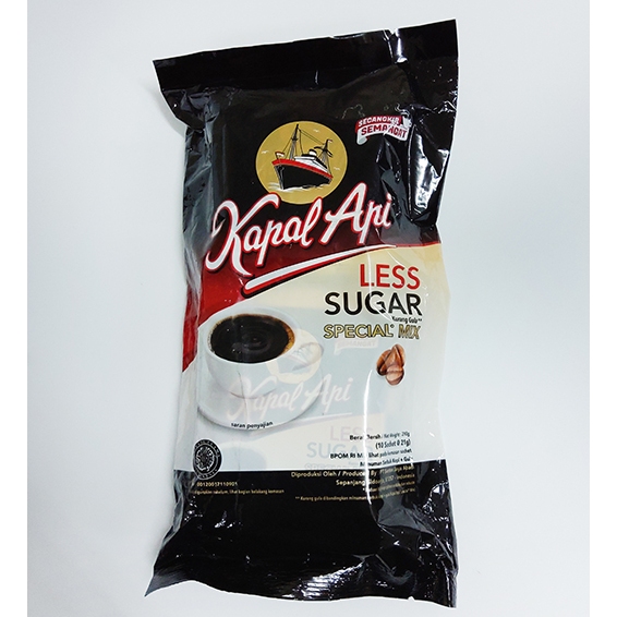 Jual Kopi Kapal Api Special Mix Less Sugar (10 Sachet @ 19 Gram ...
