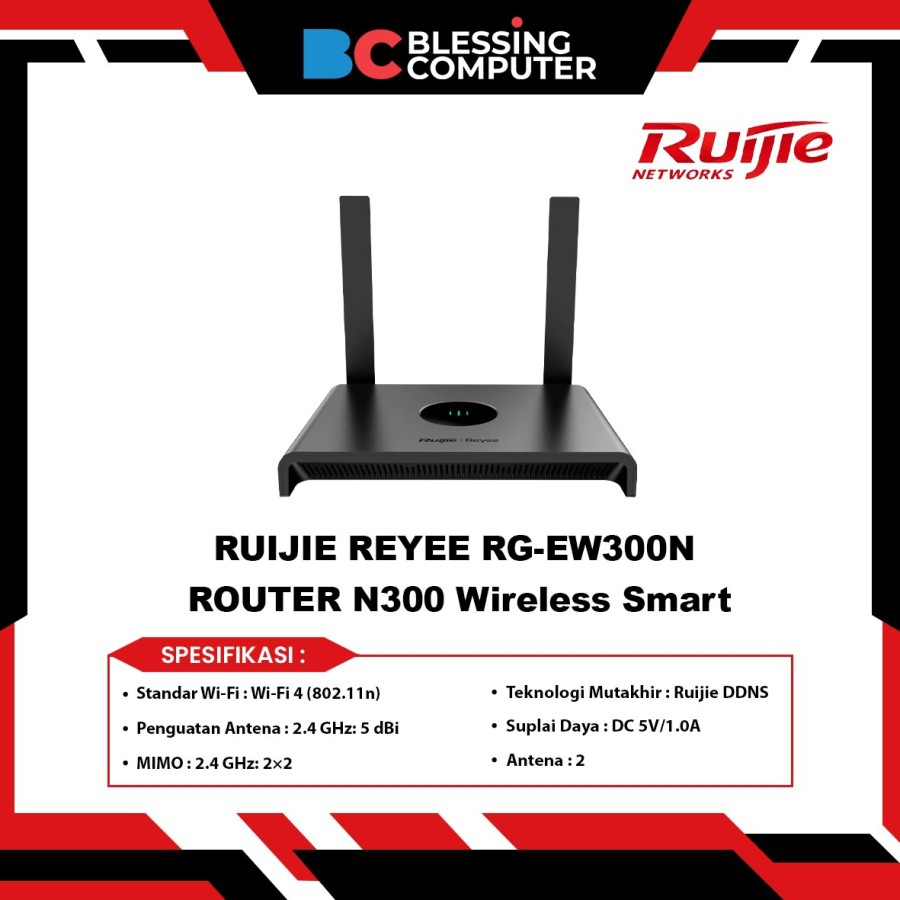 Jual RUIJIE REYEE RG-EW300N ROUTER N300 Wireless Smart | Shopee Indonesia