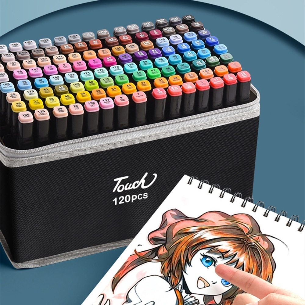 Jual 【204 Warna】Touch 168/120/204 Warna Sketsa Spidol Umum General ...