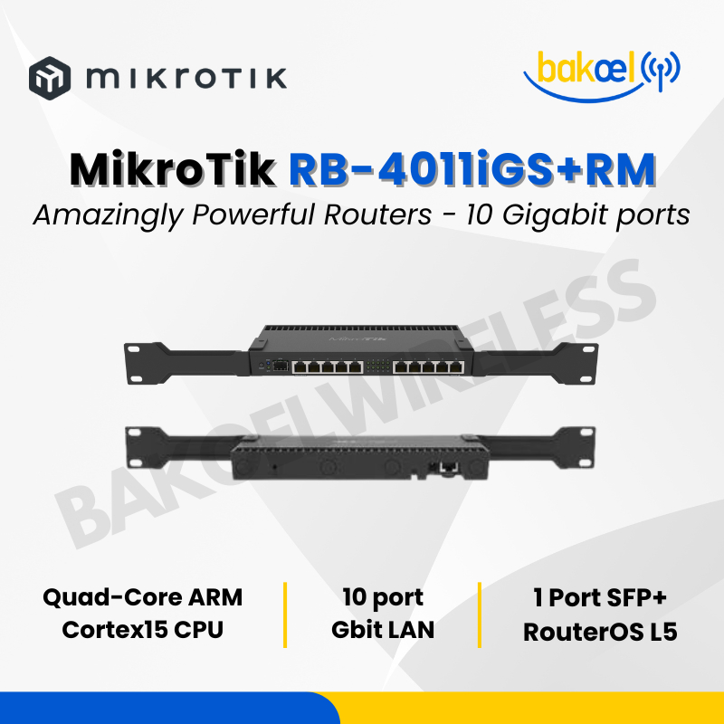 Jual Mikrotik Router Indoor RB4011iGS+RM I RB4011 I Routerboard ...