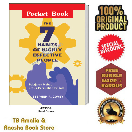 Jual Buku The 7 Habits Of Highly Effective People - Stephen R Covey - Pocket Book | Shopee Indonesia