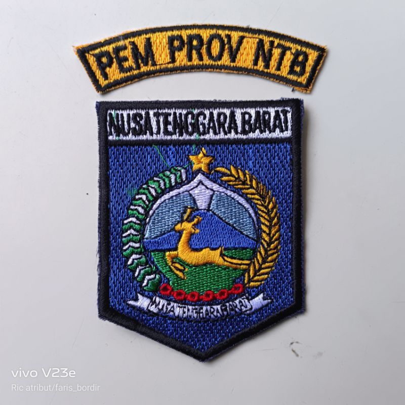Jual BET BORDIR LOGO LAMBANG PEM PROV NTB LOGO PROVINSI NUSA TENGGARA ...
