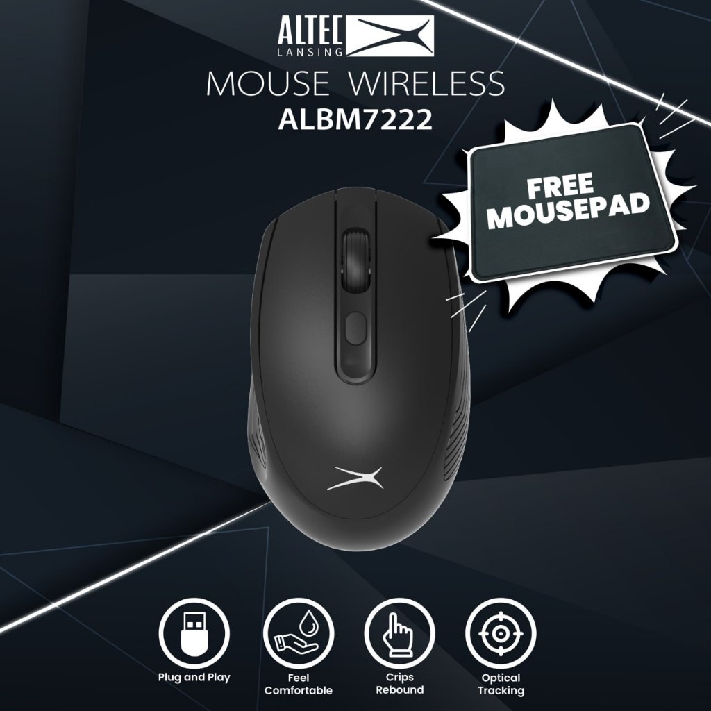 Jual Altec Lansing Mouse Wireless ALBM-7222 | Shopee Indonesia