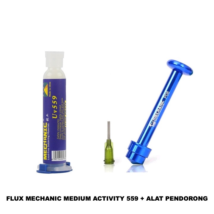 Jual FLUX MECHANIC MEDIUM ACTIVITY PLUS PENDORONG ALMUNIUM ORIGINAL | Shopee Indonesia