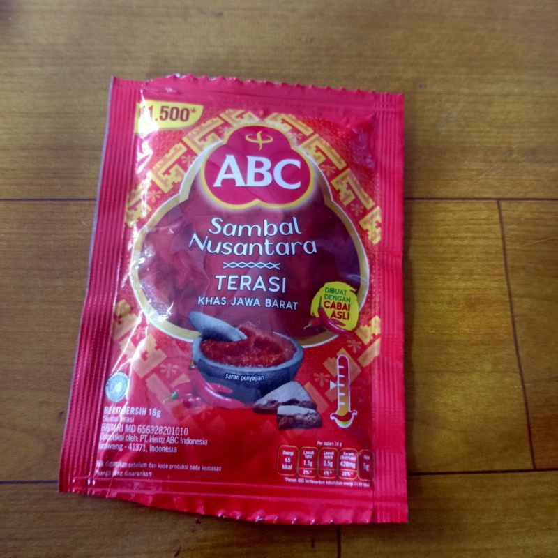 Jual ABC Sambal Nusantara Terasi 18g | Shopee Indonesia