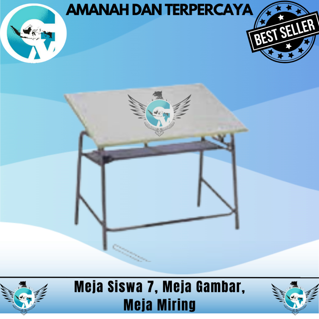 Jual RSO - Meja Siswa 7 Meja Gambar Meja Miring Desain Sederhana ...
