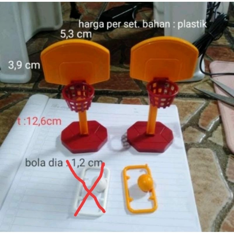 Jual Miniatur Peralatan Permainan Bola Basket Set | Shopee Indonesia