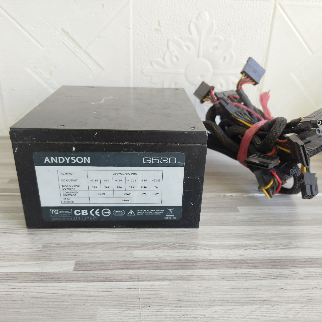 Jual PSU GAMING ANDYSON 530W PURE | Shopee Indonesia