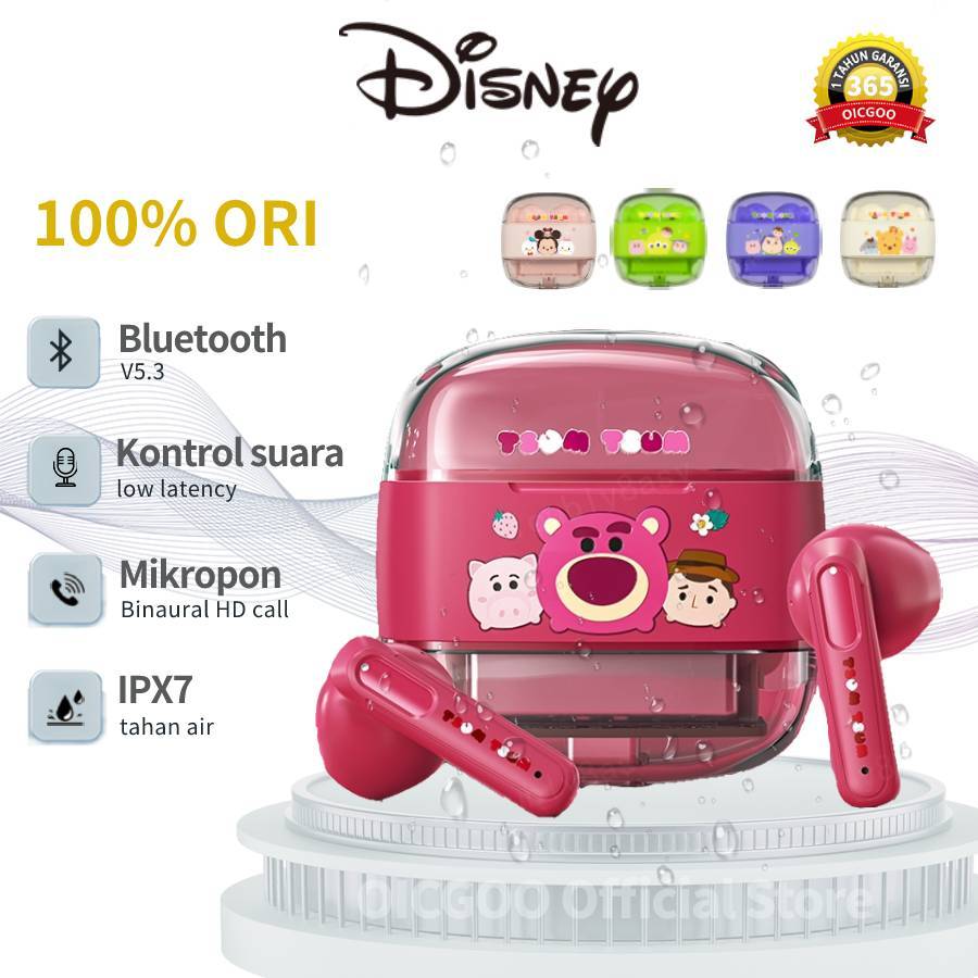 Jual 𝟭𝟬𝟬%𝗢𝗥𝗜 Disney A11 Earphone Wireless Headset Bluetooth 5.3 TWS ...