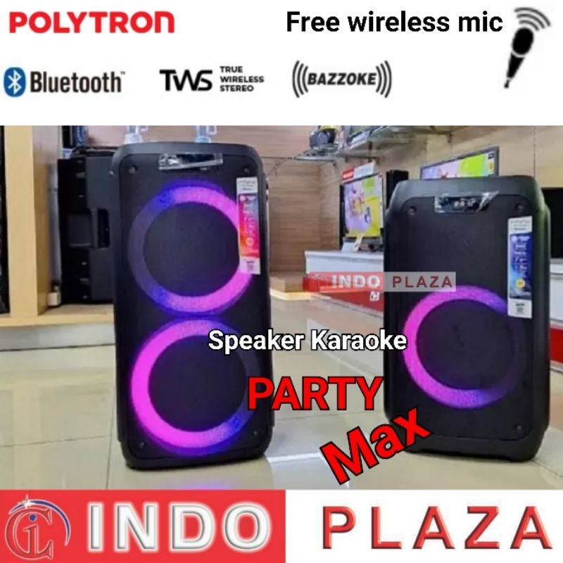 Jual Speaker Party Polytron Portable Karaoke Pps 8l22 Pps 8l12