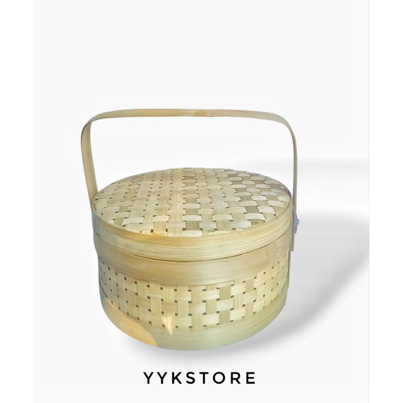 Jual Rantang bambu d25cm / Rantang bambu 1 susun manis | Shopee Indonesia