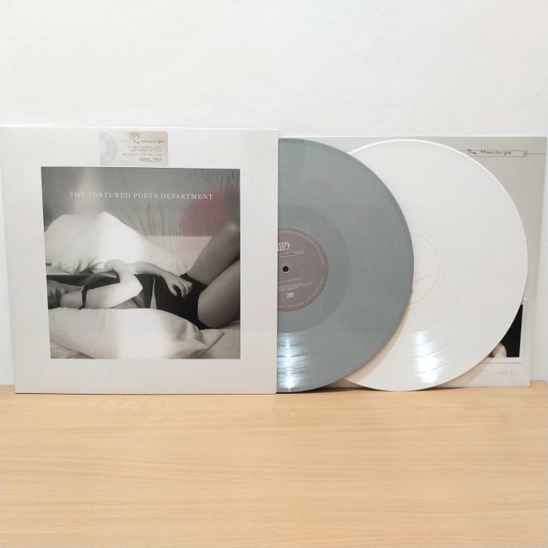 Jual Taylor Swift THE TORTURED POETS DEPARTMENTS 2 Color Vinyl Grey ...