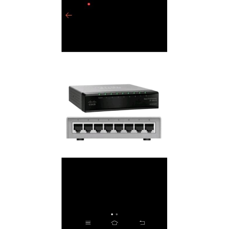 Jual internet switch Cisco SF100D - 08 ( 8 port 10/100 switch) | Shopee ...