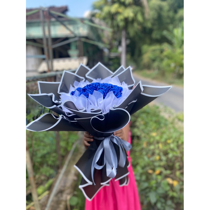 Jual BUKET PITA SATIN GLITTER/BUKET BUNGA/BUKET WISUDA/BUKET AESTHETIC ...