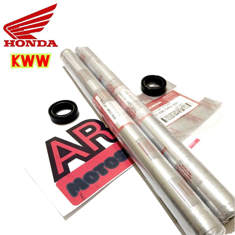 Jual sepasang as shock depan + sil shock KWW honda supra x 125 & blade ...