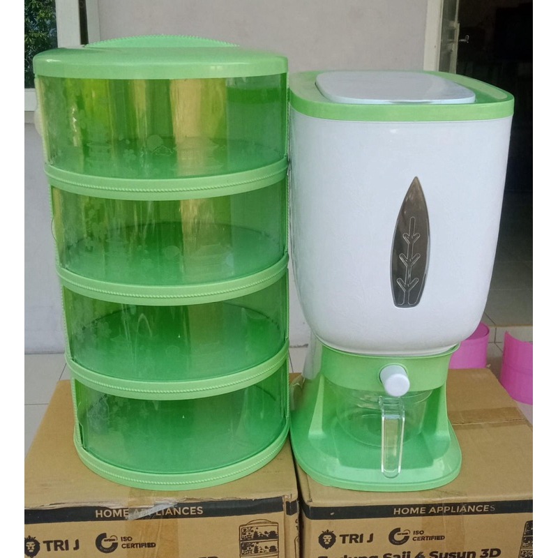 Jual Paket hemat tudung saji 4 susun+dispenser beras 10 kg | Shopee ... Jual Paket hemat tudung saji 4 susun+dispenser beras 10 kg | Shopee ...