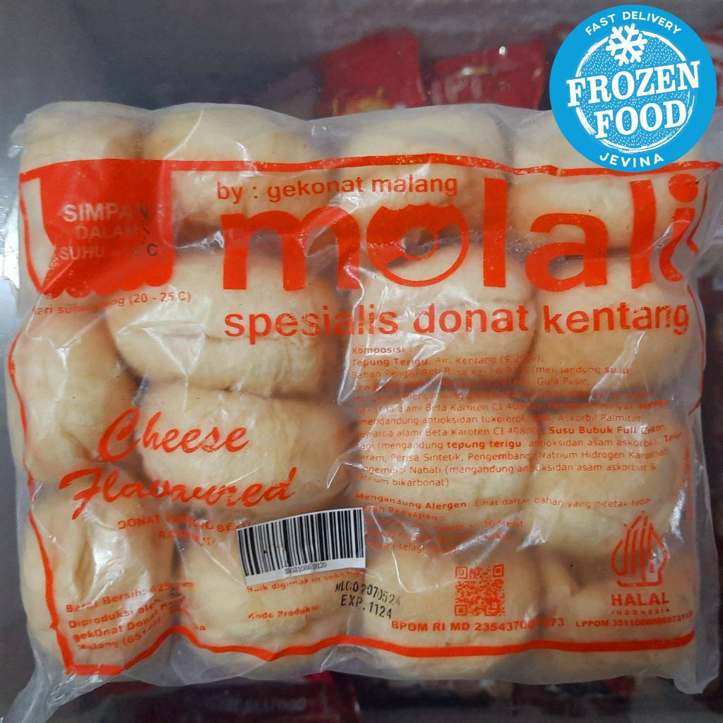 Jual Molali Donat Frozen Kentang Mini All Variant Isi 12 | 25 ...